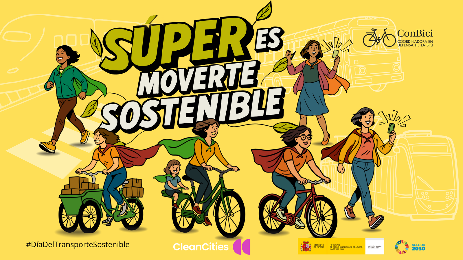 ConBici lanza la campaña “SÚPER es moverte sostenible” en el Día ...